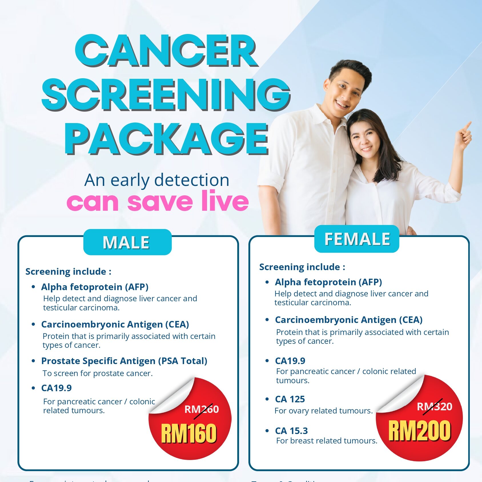 CANCER SCREENING PACKAGE - SALAM Senawang Specialist Hospital